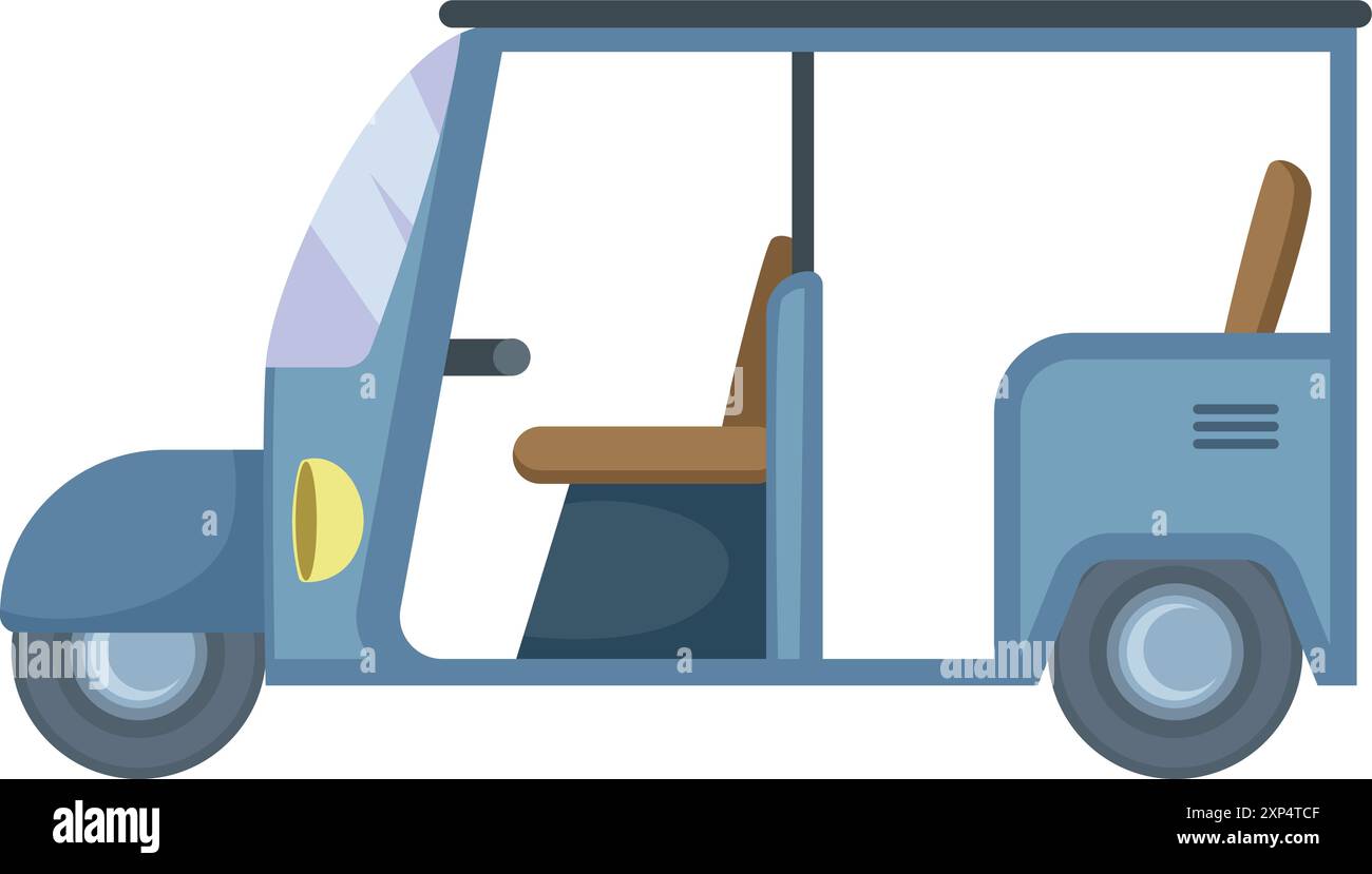 Passenger rickshaw Stock Vector Images - Alamy
