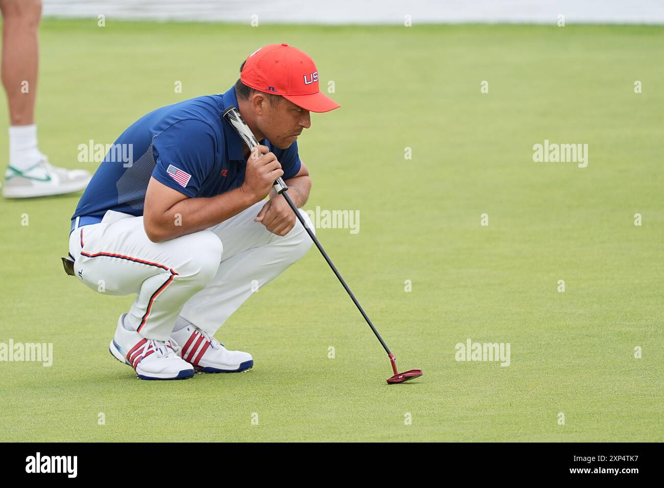 Paris, France. 3rd Aug, 2024. Xander Schauffele of the United States ...