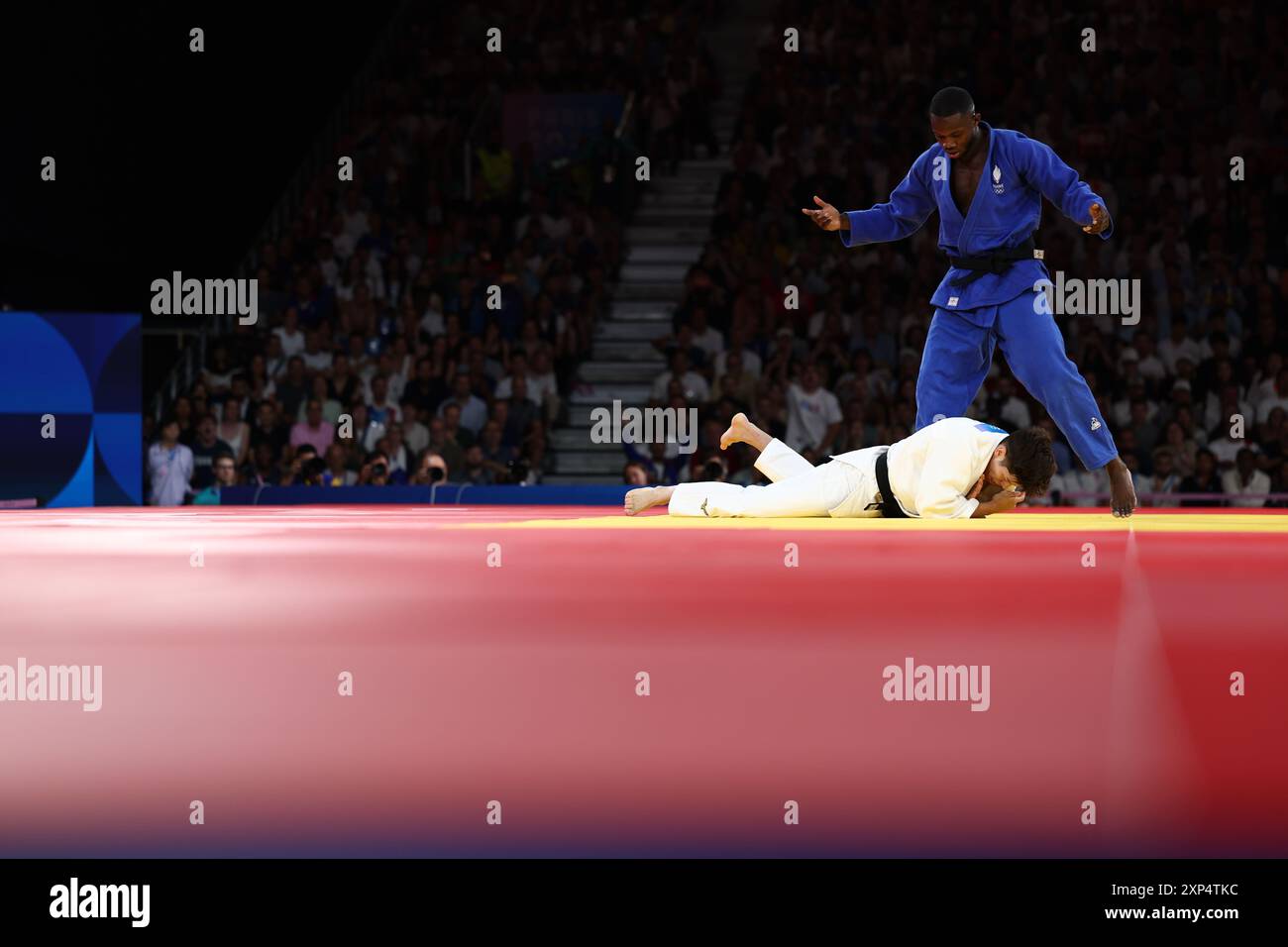 Paris, France. 03rd Aug, 2024. Julien Mattia/Le Pictorium - Judo - Team ...