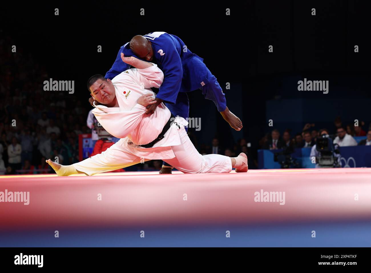 Paris, France. 03rd Aug, 2024. Julien Mattia/Le Pictorium - Judo - Team ...