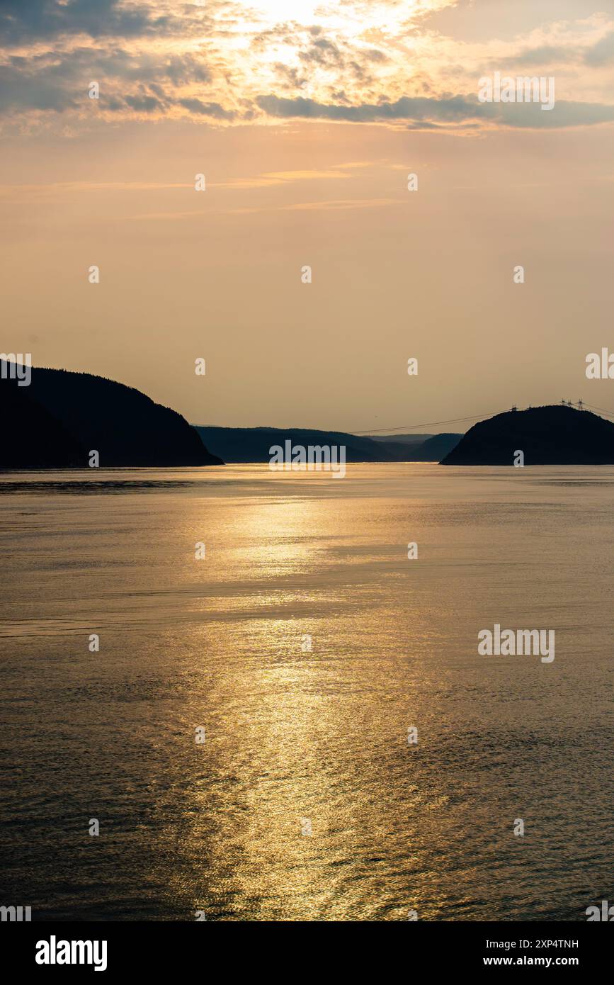 Tadoussac, Canada - July 28 2024: Stunning sunset sight in Saguenay ...