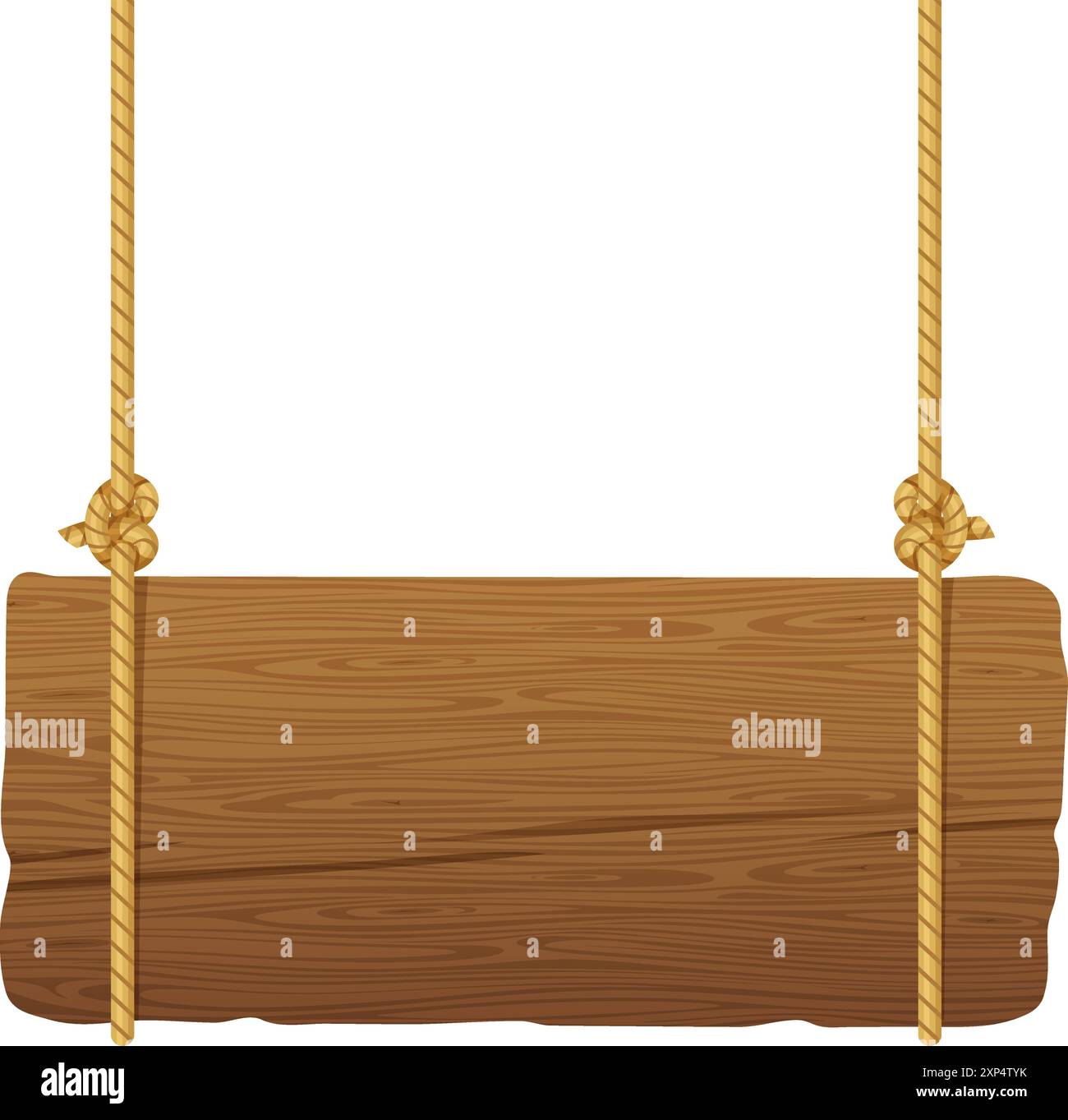 Hanging wooden signboard template. Textured vintage board Stock Vector ...