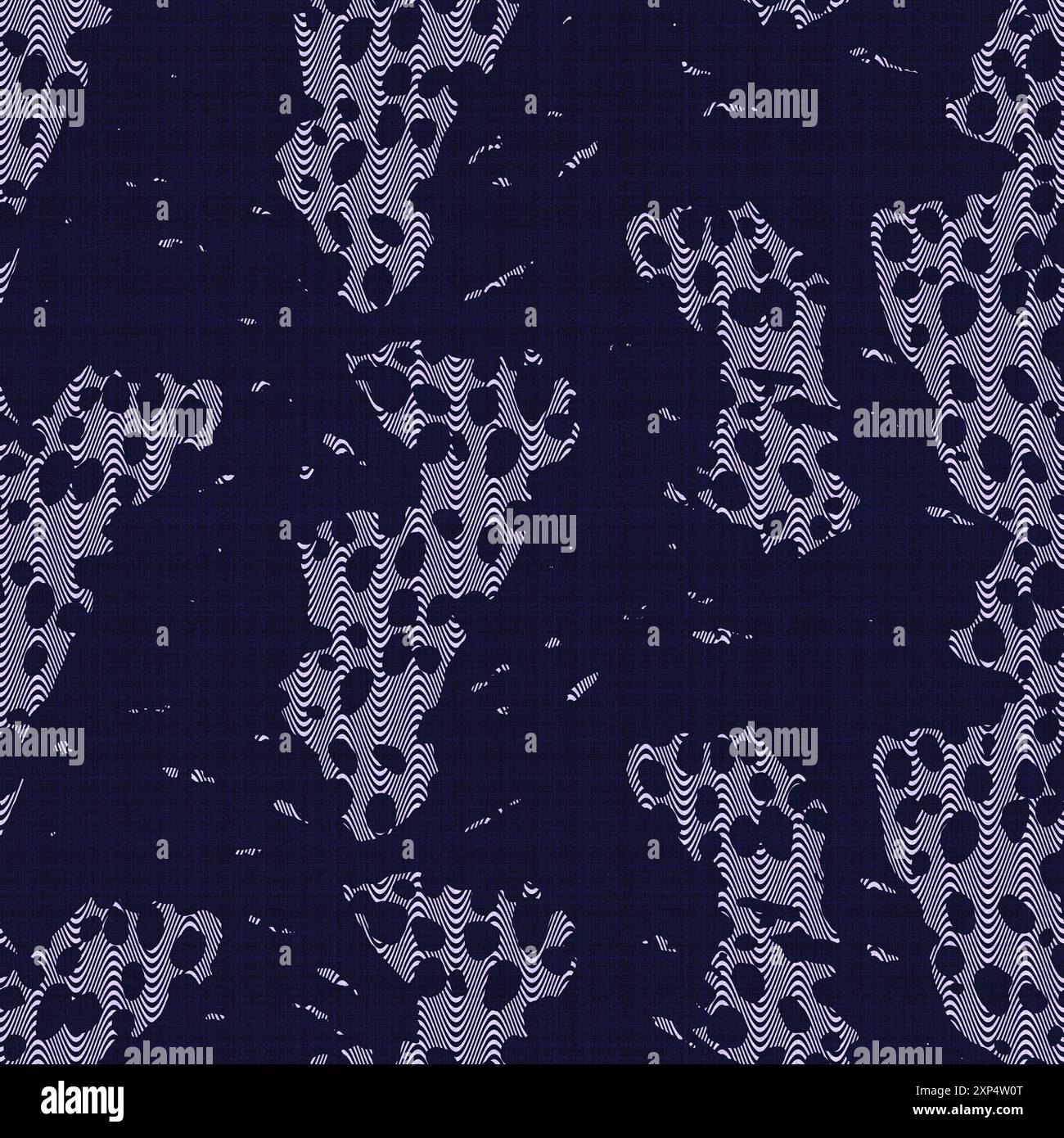 Dark purple camouflage flecked effect abstract seamless pattern ...