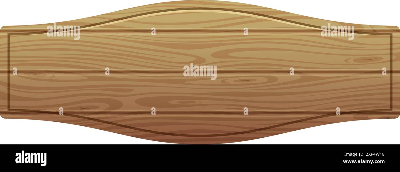 Wooden frame. Western game menu sign element Stock Vector Image & Art ...