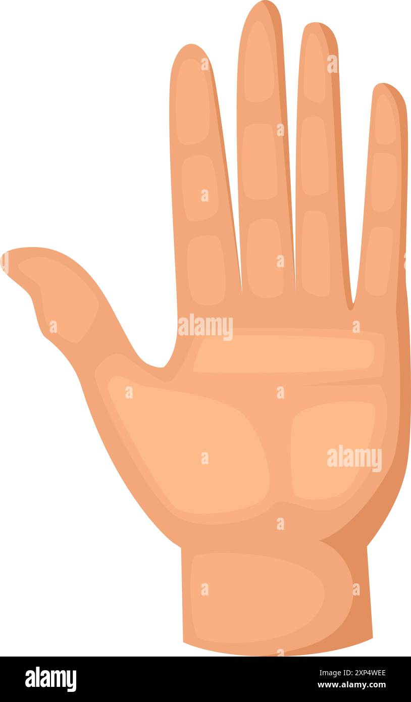 Open palm drawing hi-res stock photography and images - Alamy