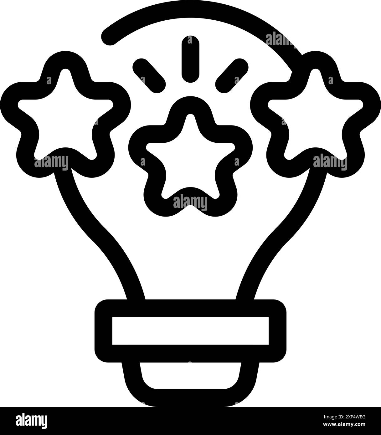 Light bulb representing think innovation Stock Vector Images - Alamy