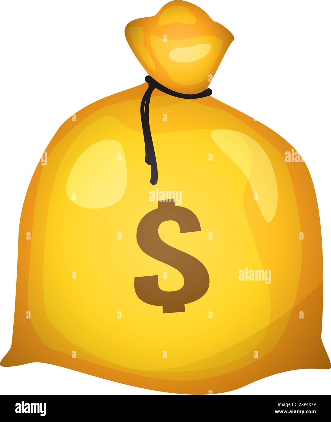 Money bag cartoon hi-res stock photography and images - Alamy