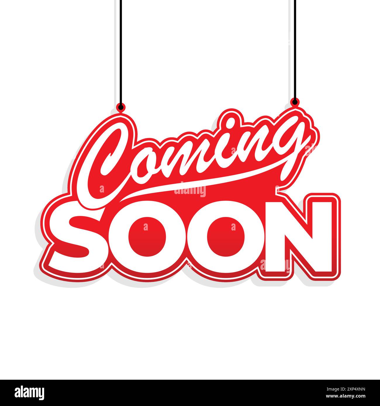 Opening soon store sign Stock Vector Images - Alamy