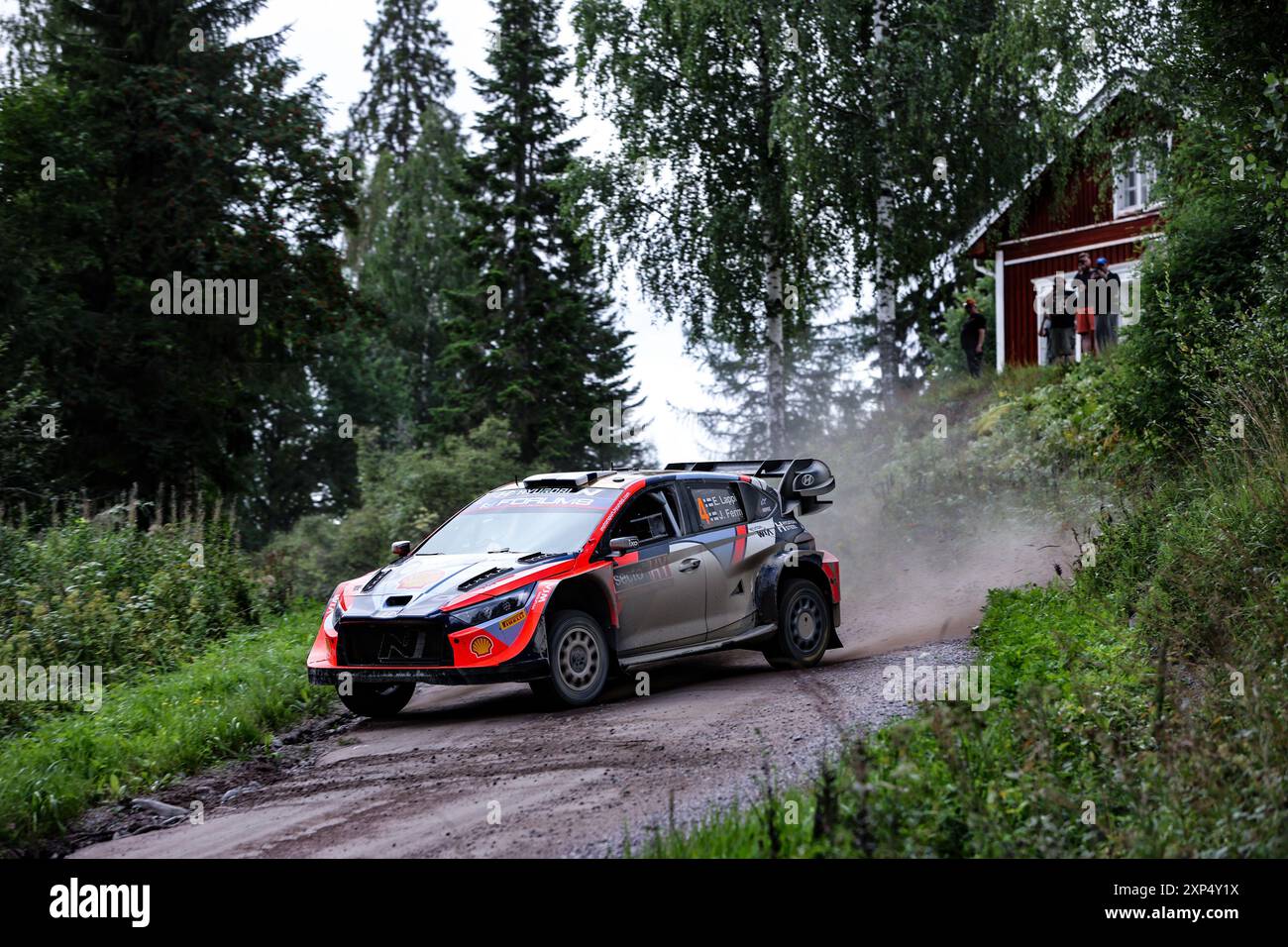The Driver Esapekka Lappi Co-Driver And Janne Ferm Of The Hyundai Shell ...