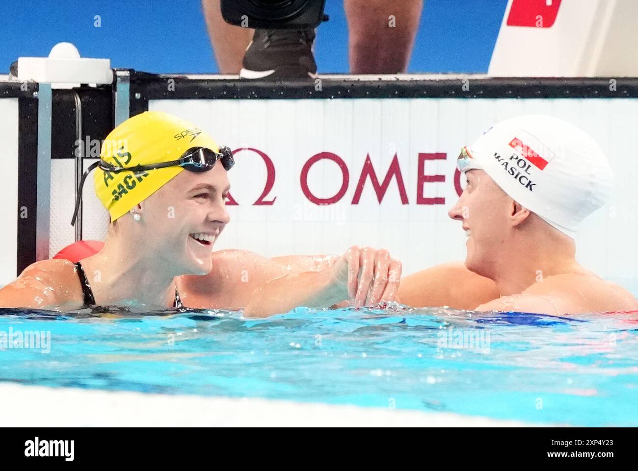 Paris, France. 03rd Aug, 2024. Katarzyna Wasick of Poland and Shayna ...