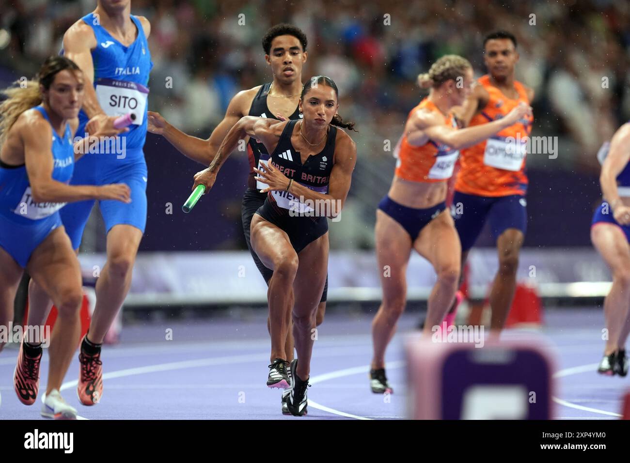 Great Britain's Laviai Nielsen during the 4 x 400m Relay Mixed Final at ...
