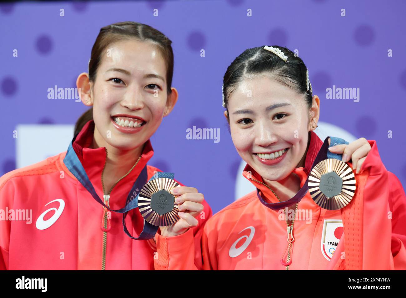 Paris, France. 3rd Aug, 2024. Chiharu Shida & Nami Matsuyama (JPN ...