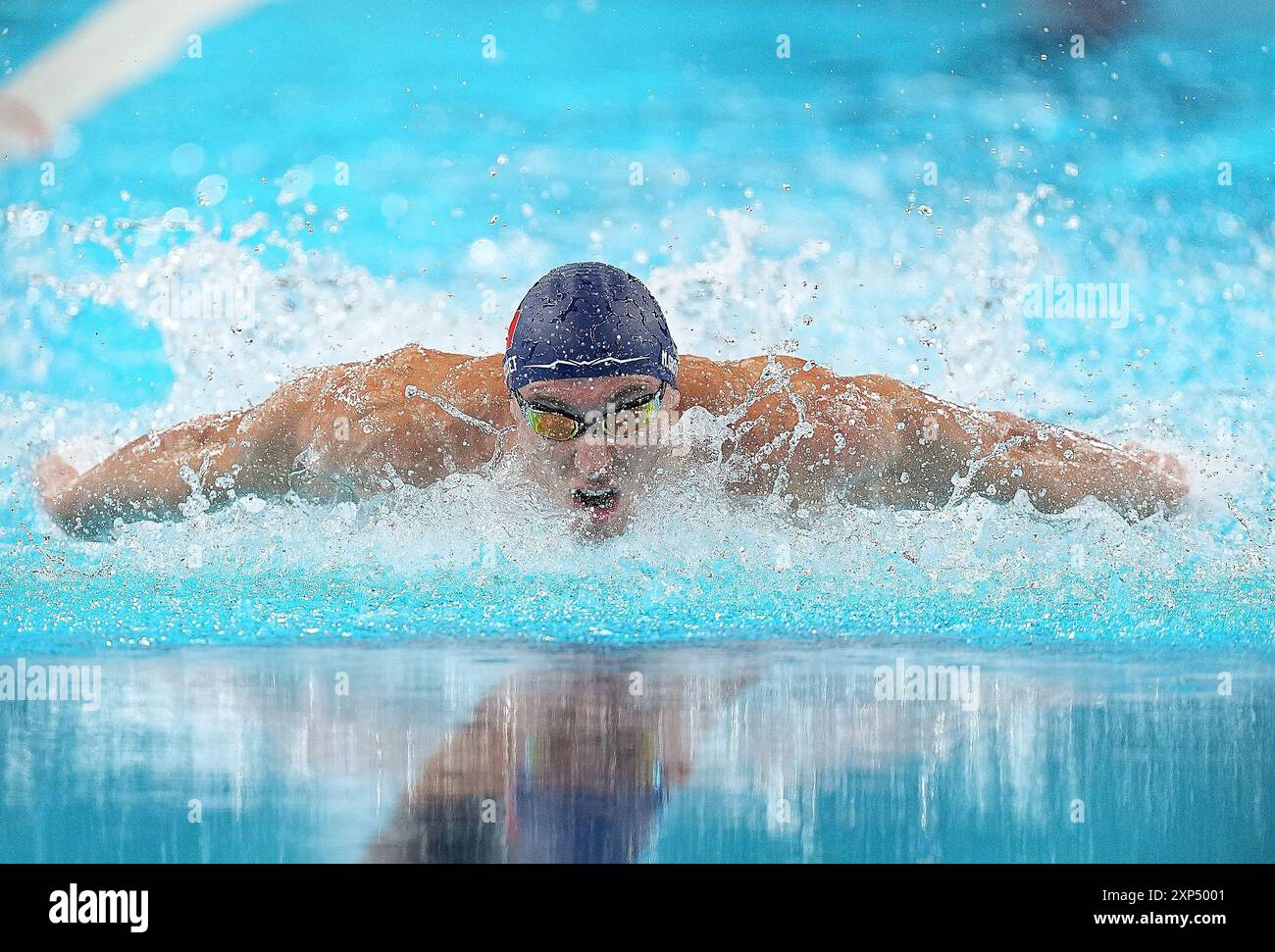Paris, France. 3rd Aug, 2024. Maxime Grousset of France competes during ...