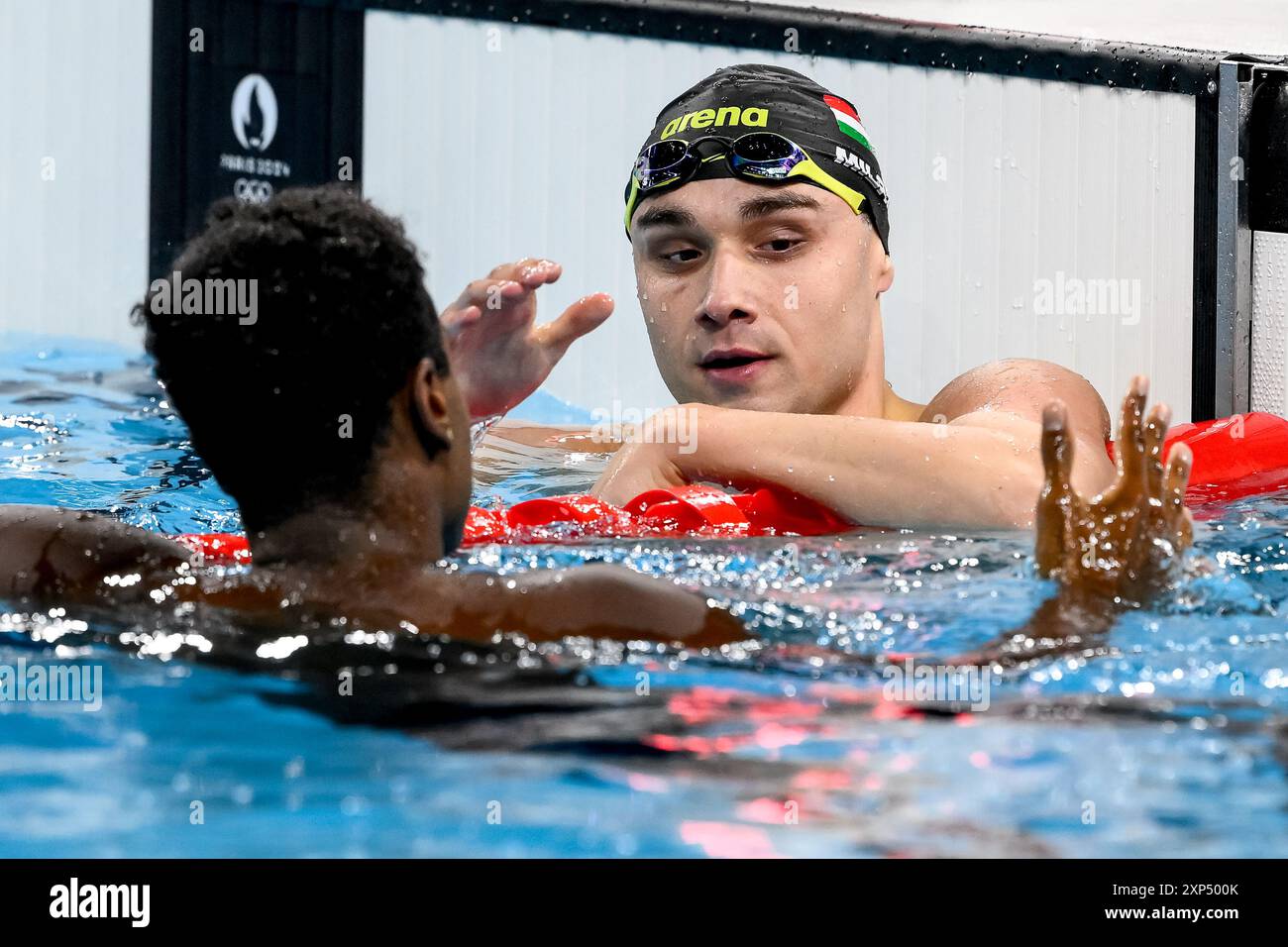 Paris, France. 03rd Aug, 2024. Josh Liendo of Canada, silver, and ...