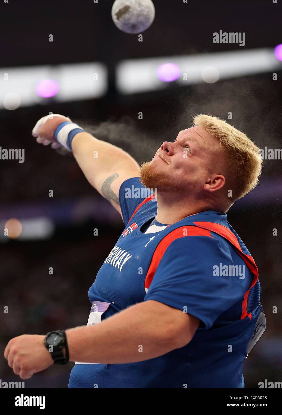 Paris, France. 3rd Aug, 2024. Marcus Thomsen of Norway competes during ...