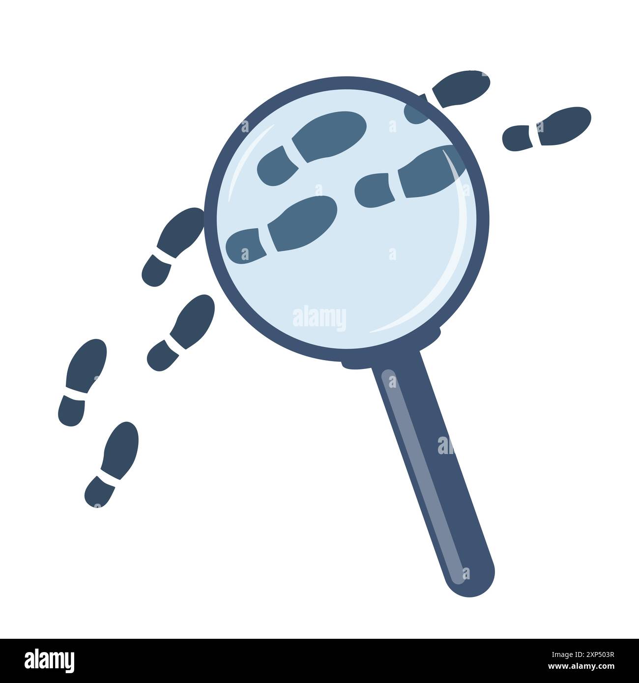 Finding clues Stock Vector Images - Alamy