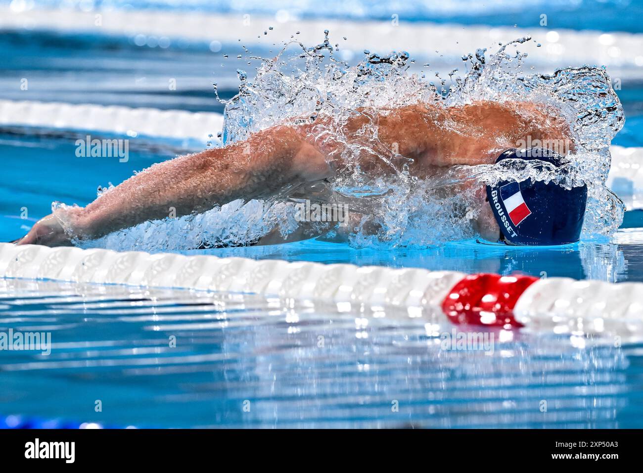 Paris, France. 03rd Aug, 2024. Maxime Grousset of France competes in ...