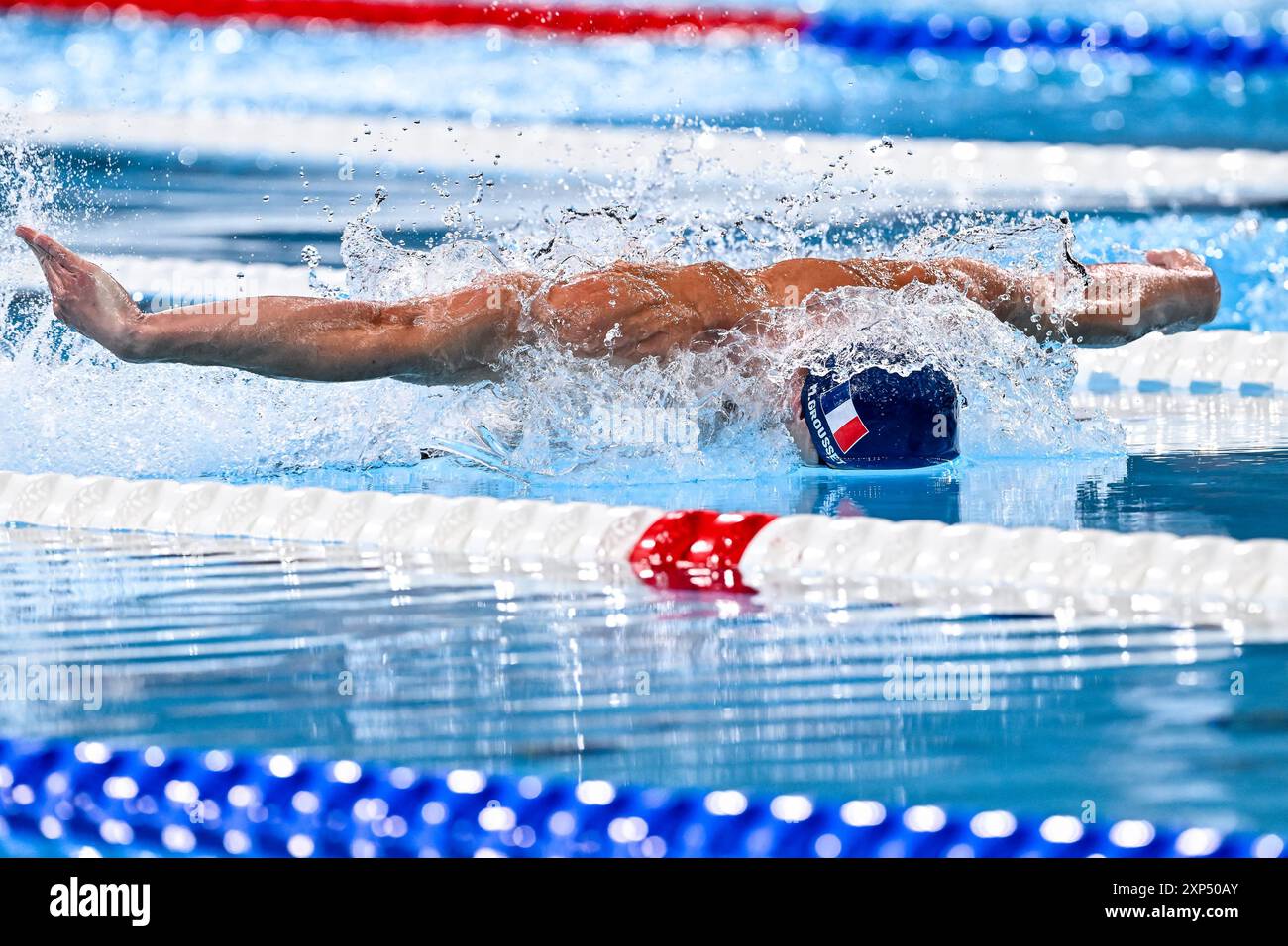 Paris, France. 03rd Aug, 2024. Maxime Grousset of France competes in ...