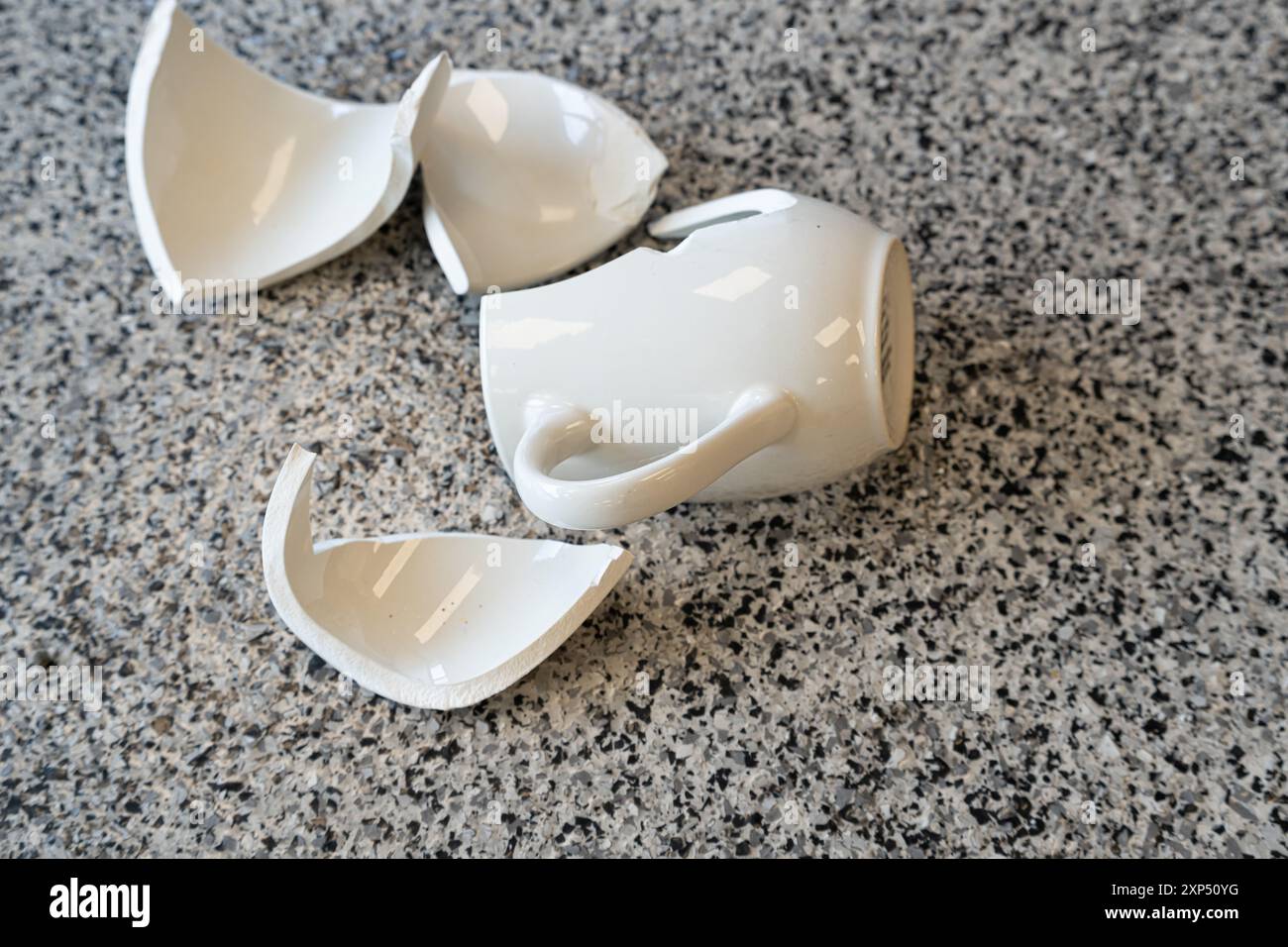 Smashed dropped coffee mug hi-res stock photography and images - Alamy