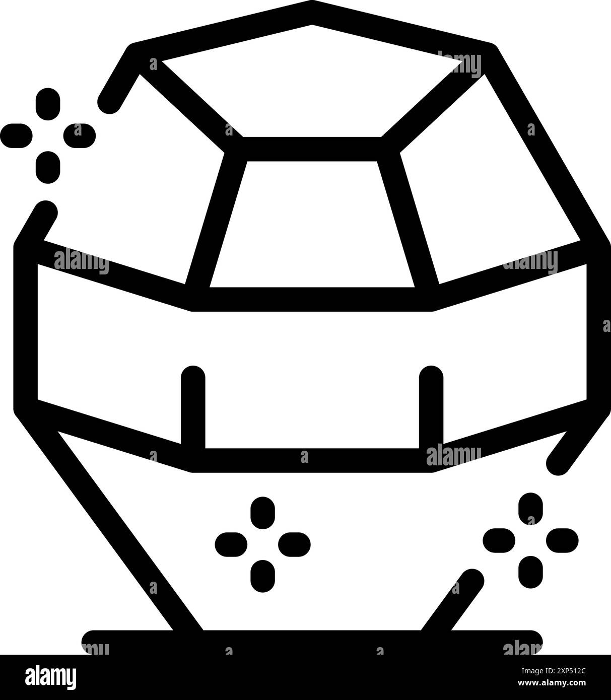 Three sided polygon Black and White Stock Photos & Images - Alamy