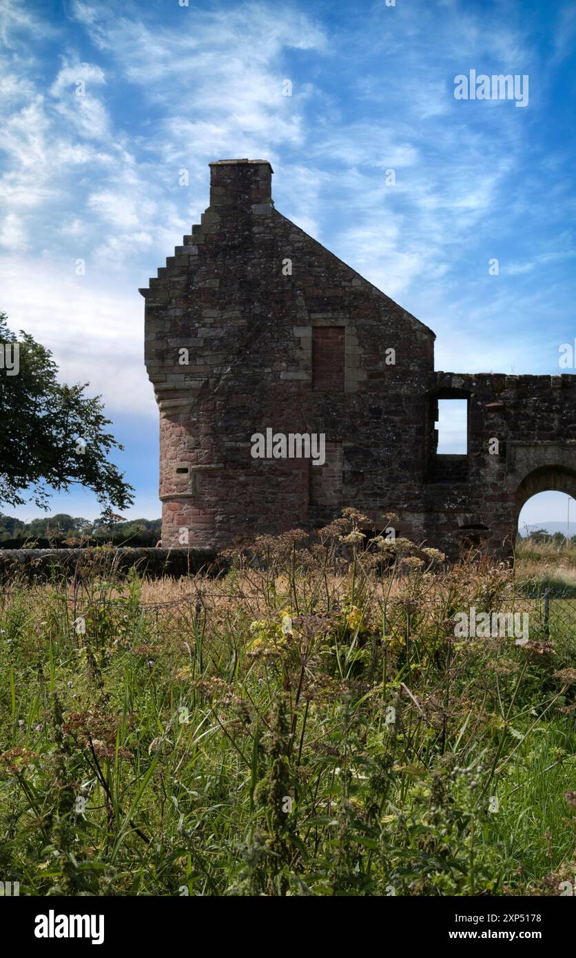 The remains of Burleigh Castle, Scotland Stock Photo - Alamy