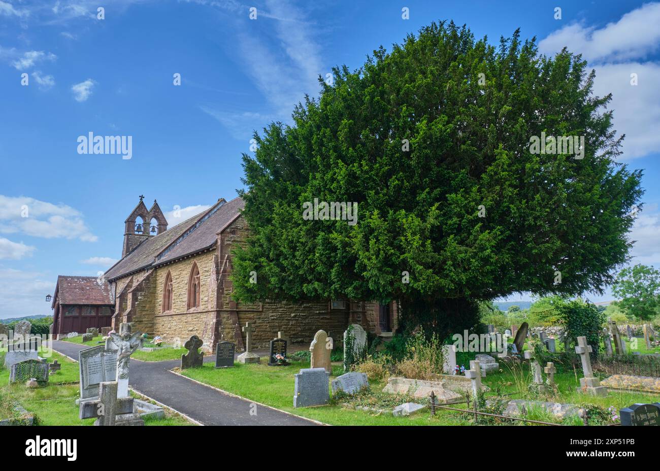 St Thomas' Church, Halford, Craven Arms, Shropshire Stock Photo - Alamy