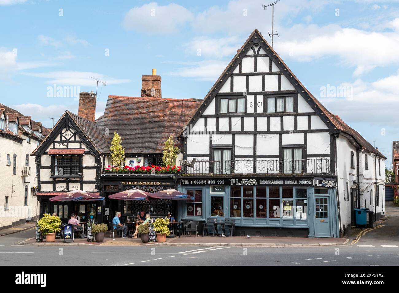 The Olde Anchor Inn, Upton on Severn, Worcestershire, UK. 2024 Stock ...