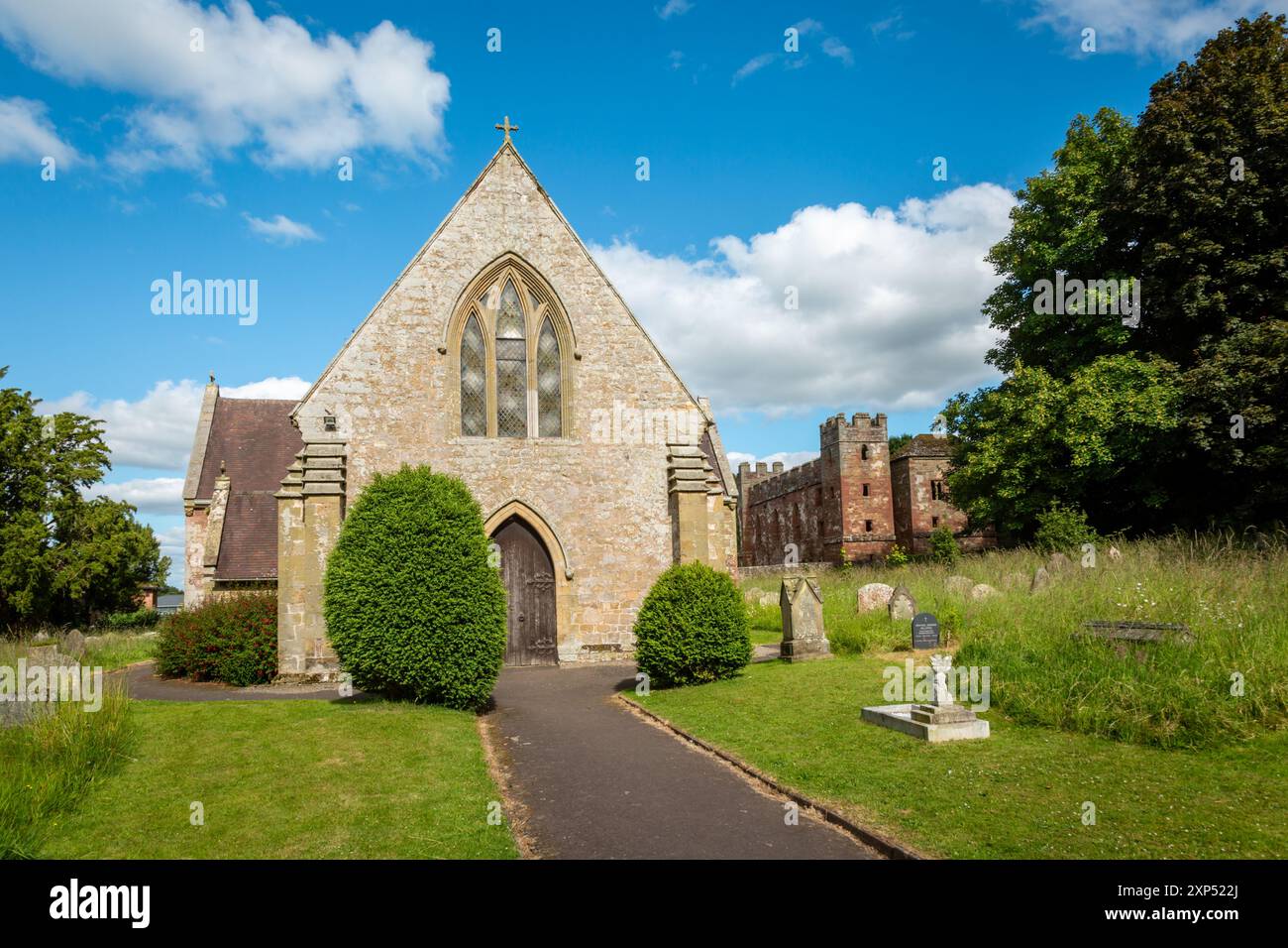 St Mary's Church, Acton Burnell, Acton Burnell, Shropshire, England, UK ...