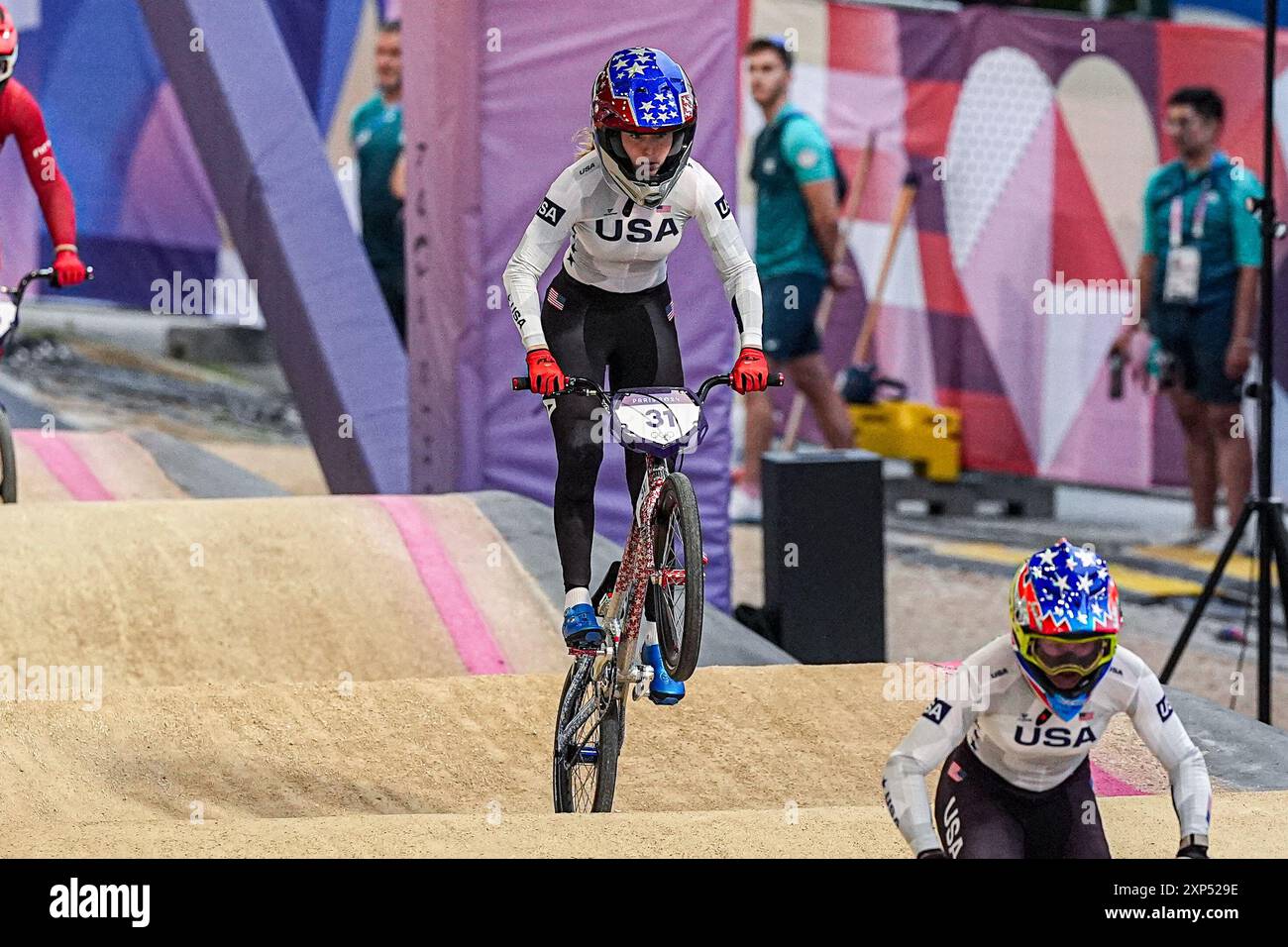 Paris, France. 01st Aug, 2024. PARIS, FRANCE - AUGUST 1: Daleny Vaughn ...