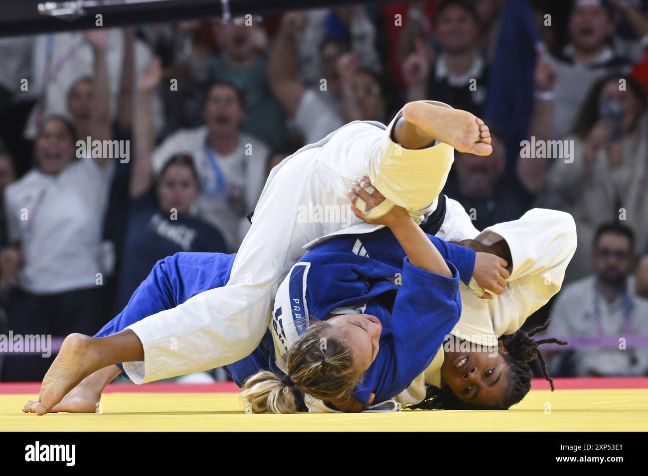 Paris, France. 3rd Aug 2024. CYSIQUE Sarah Leonie (FRA) vs GIUFFRIDA ...