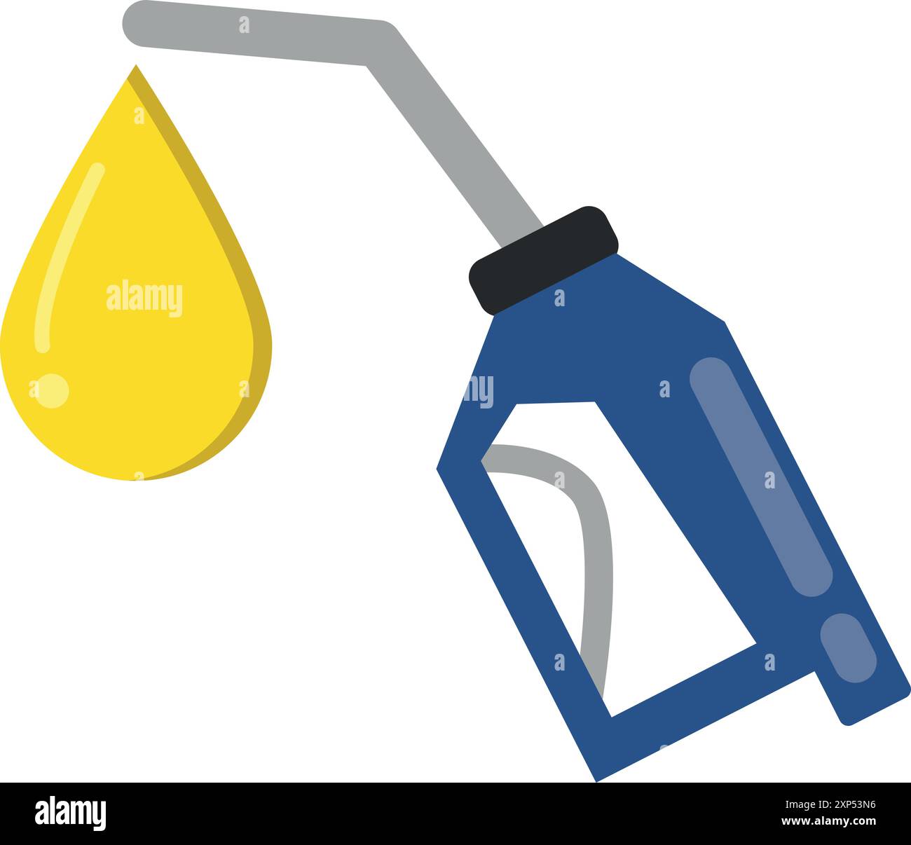 Gas station pump gun with fuel drop color icon Stock Vector Image & Art ...