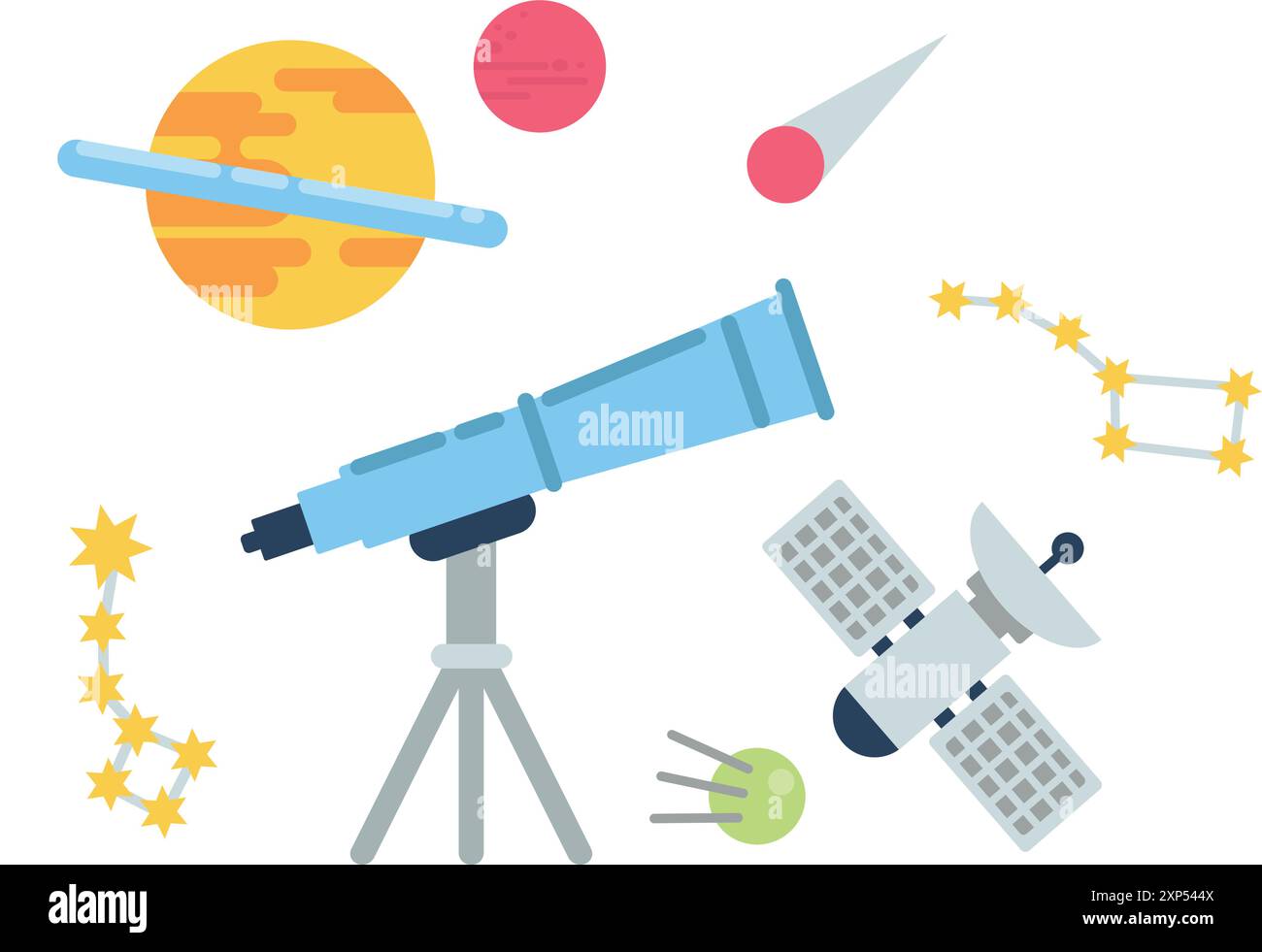 Astronomy concept. Space exploration science. Universe research Stock ...