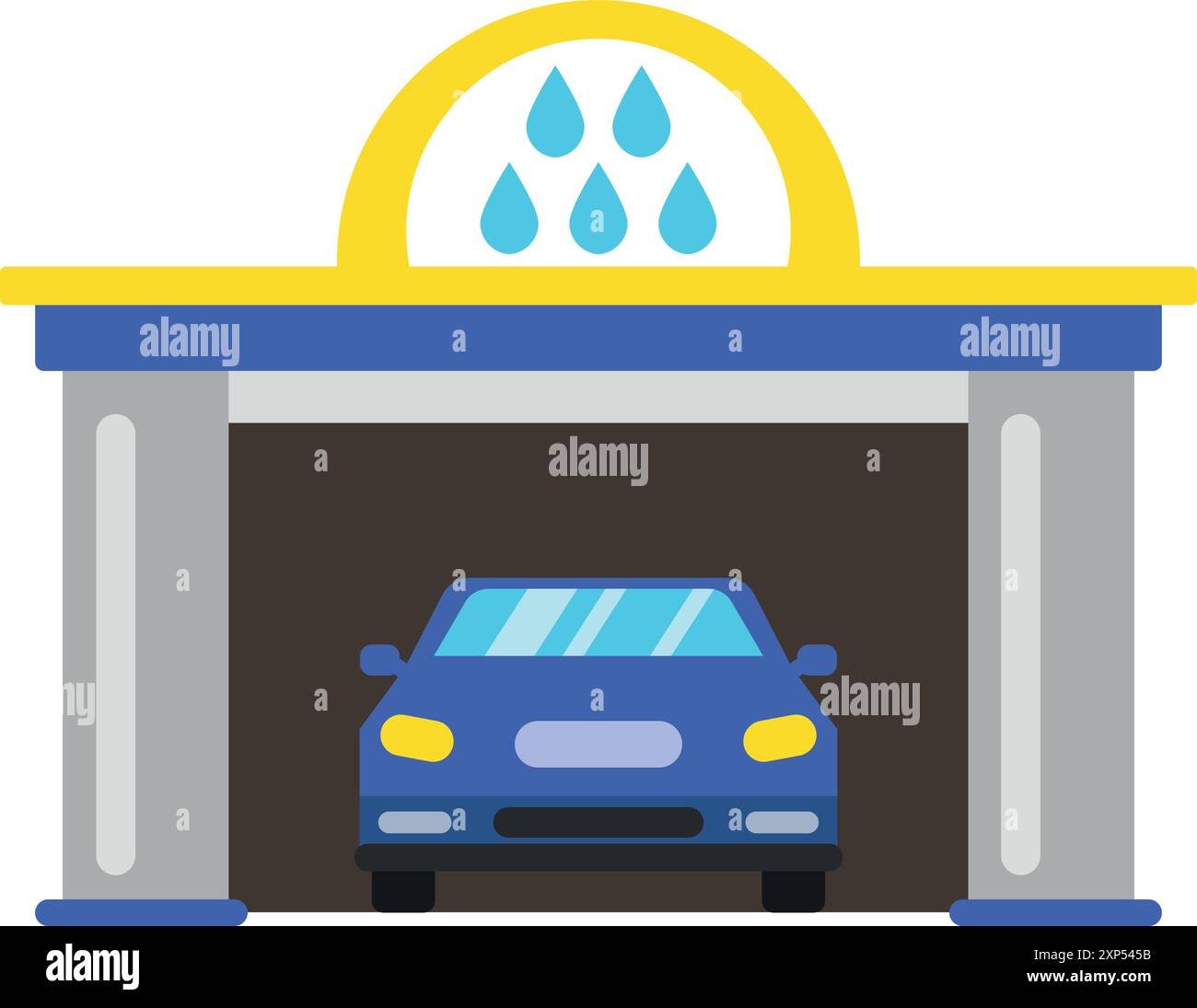 Full car service garage Stock Vector Images - Alamy