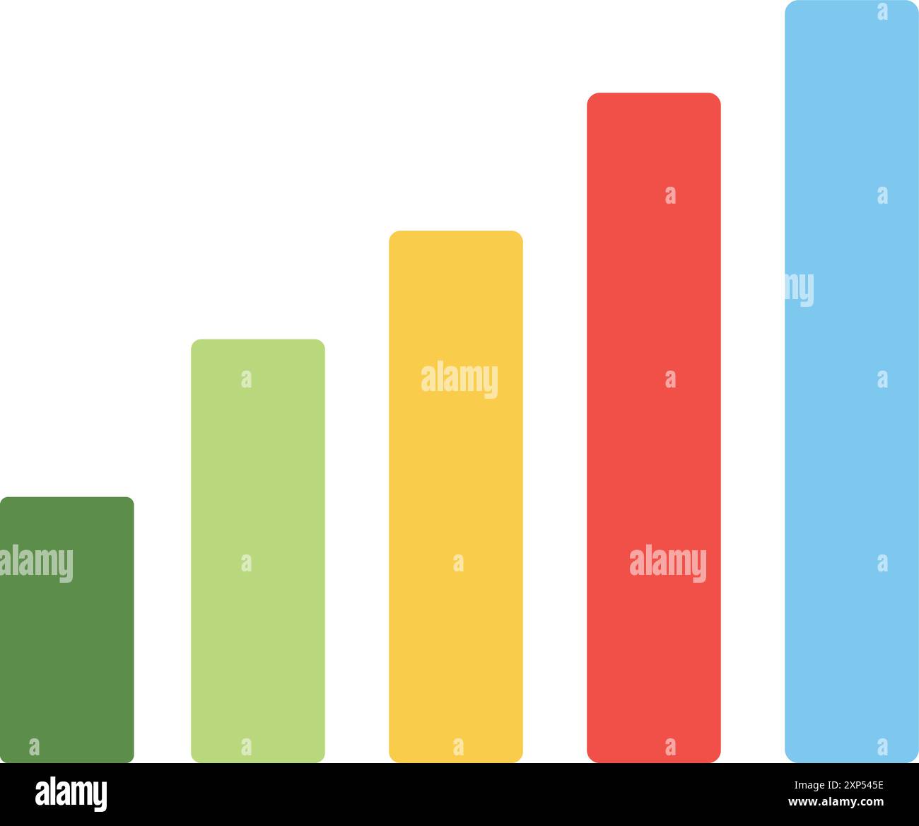 Column chart color icon. Data infographics symbol Stock Vector Image ...