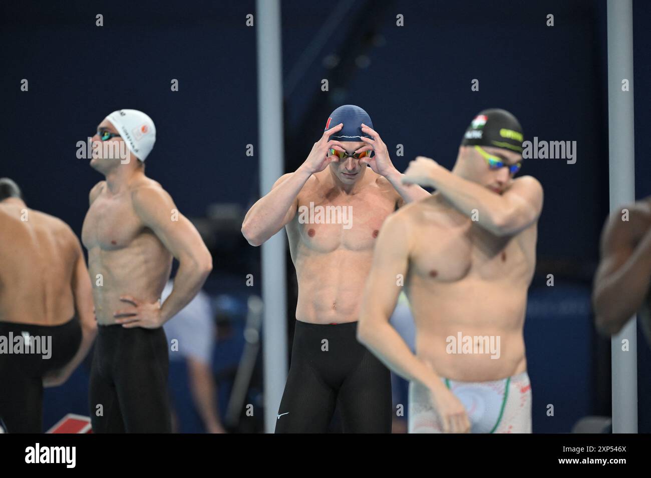 Paris, France. 03rd Aug, 2024. France's Maxime Grousset competes during ...