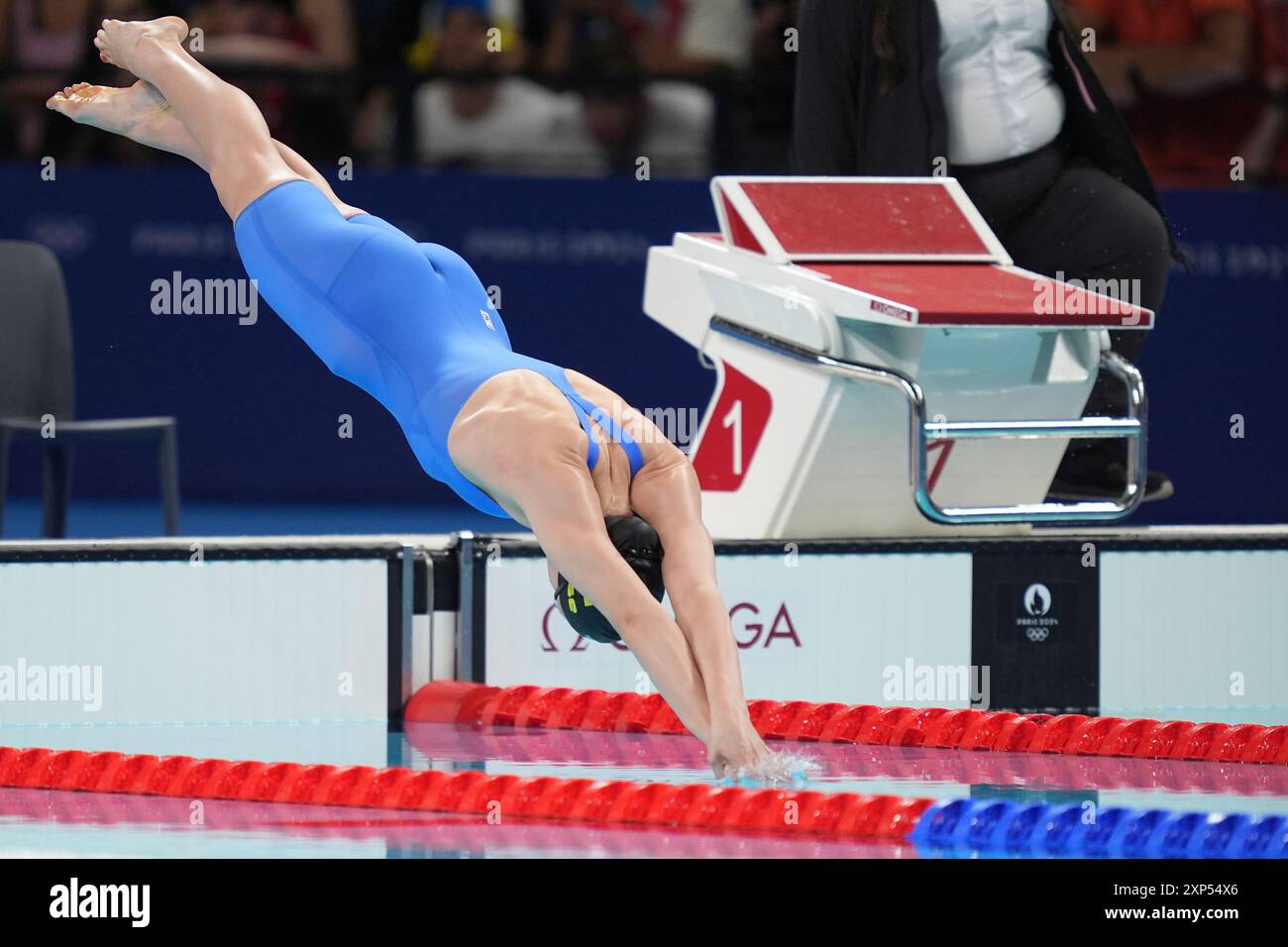 03 August 2024, Olympics, Paris 2024, Swimming, Women, 800m freestyle ...