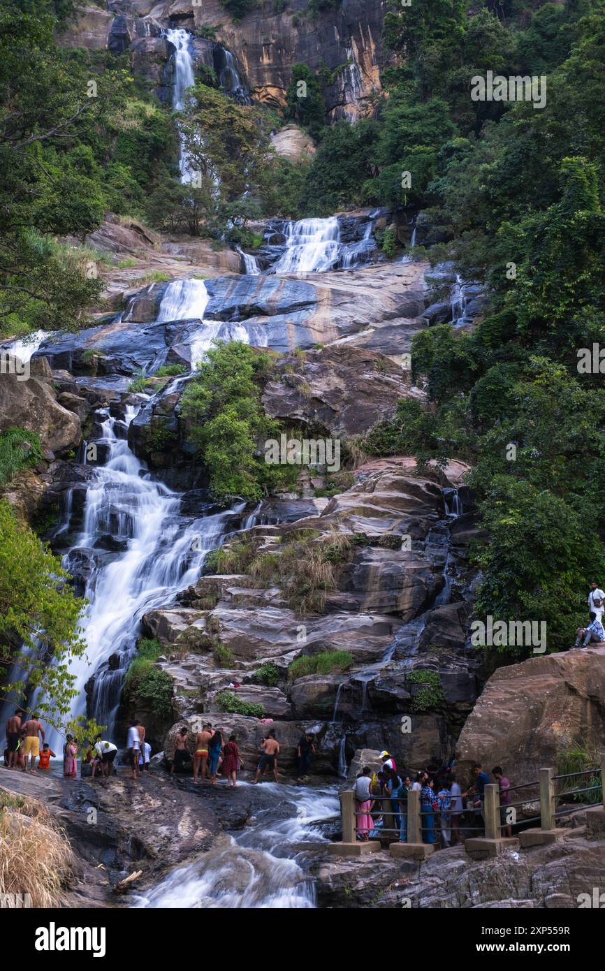 Beautiful waterfall in sri lanka hi-res stock photography and images ...