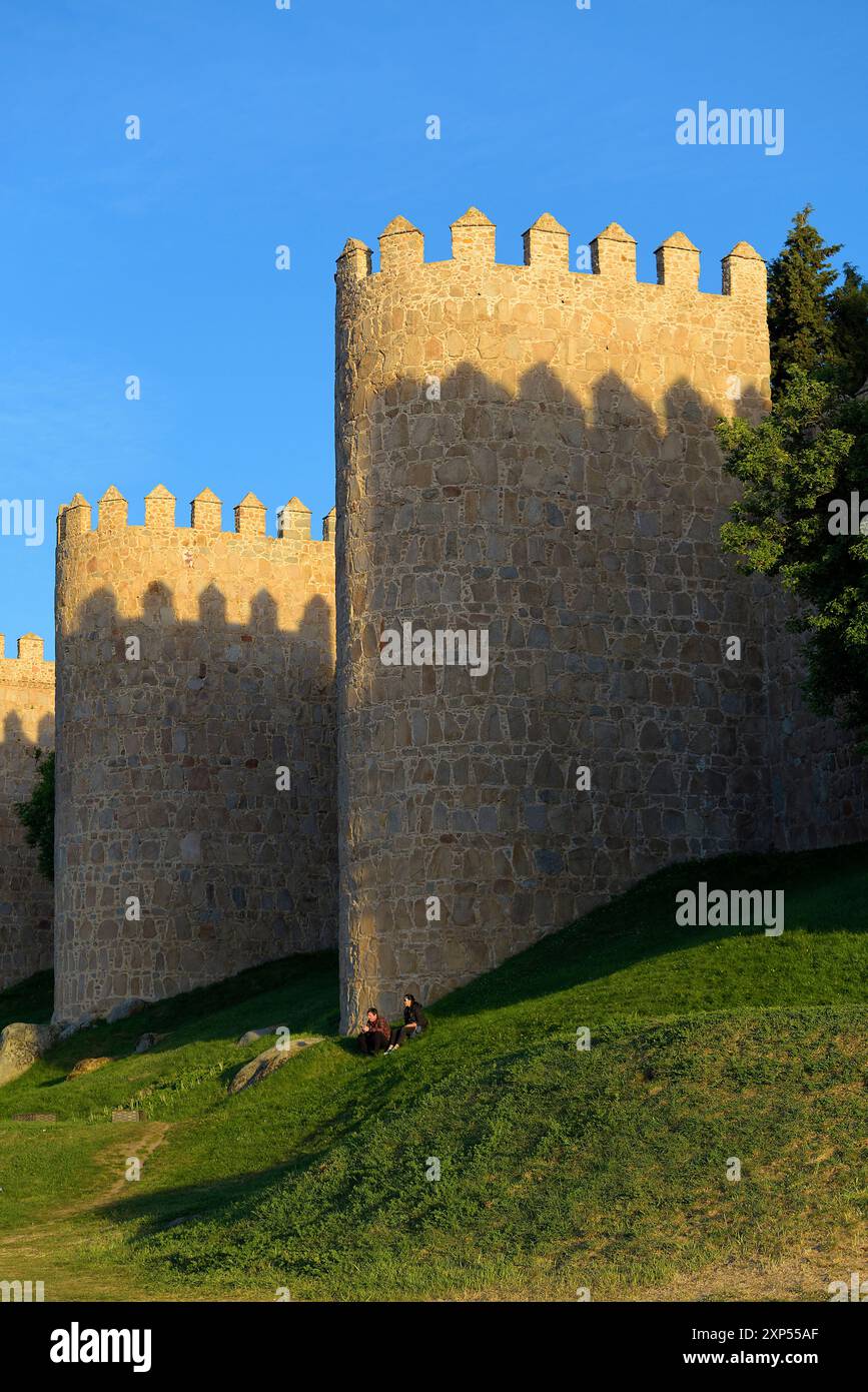The medieval walls of Ávila, World Heritage Site Stock Photo - Alamy