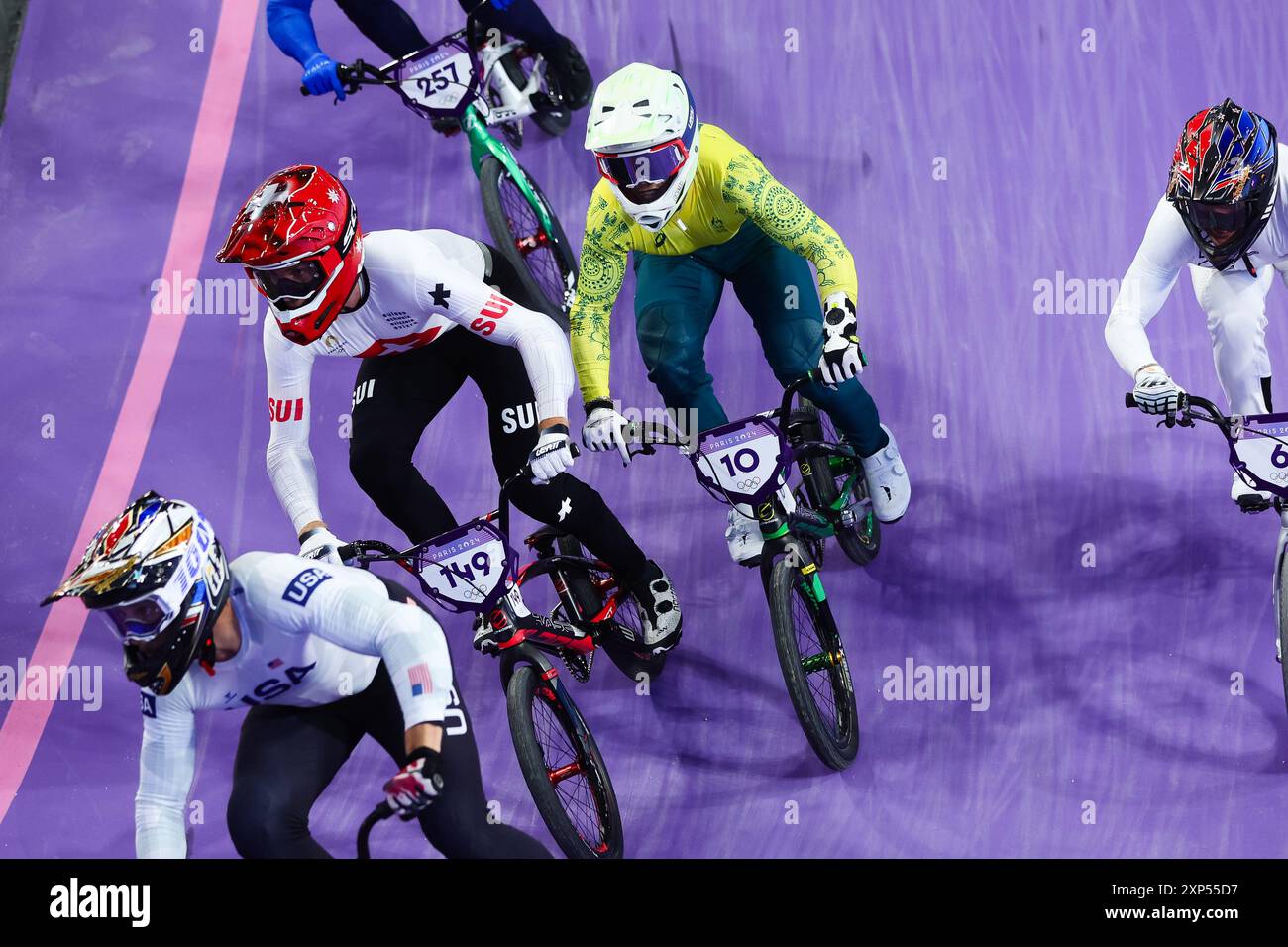 Paris, France, 2 August, 2024. Isaac Kennedy of Australia racing during ...