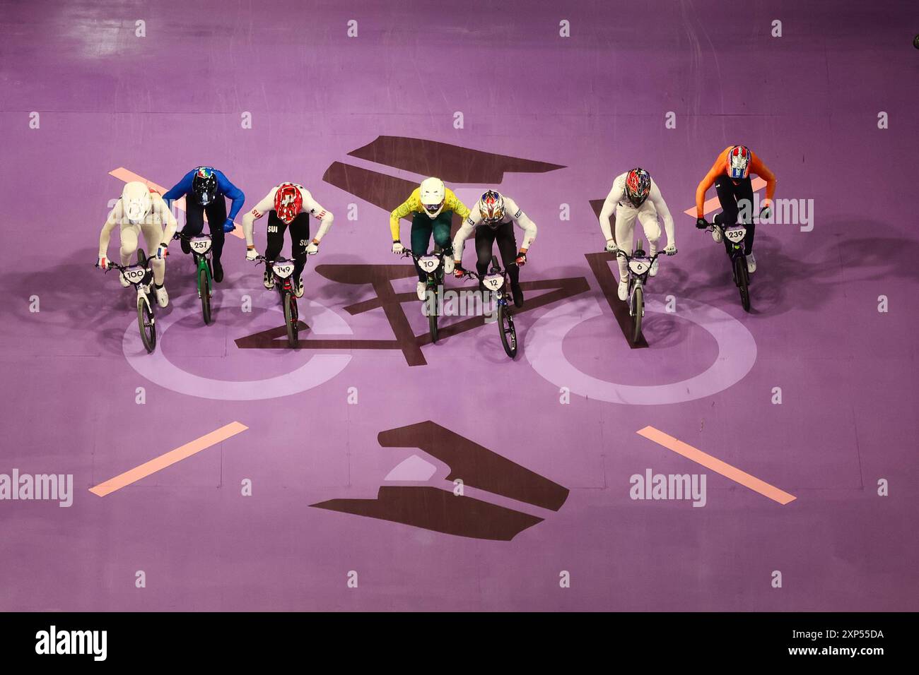 Paris, France, 2 August, 2024. Mens semi final heat during the Paris ...