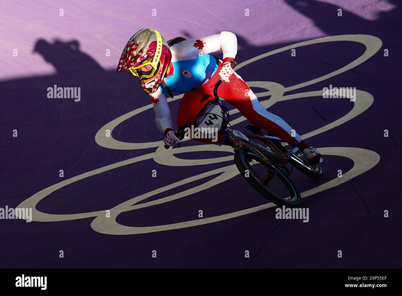 Paris, France, 2 August, 2024. Molly Simpson of Canada racing during ...