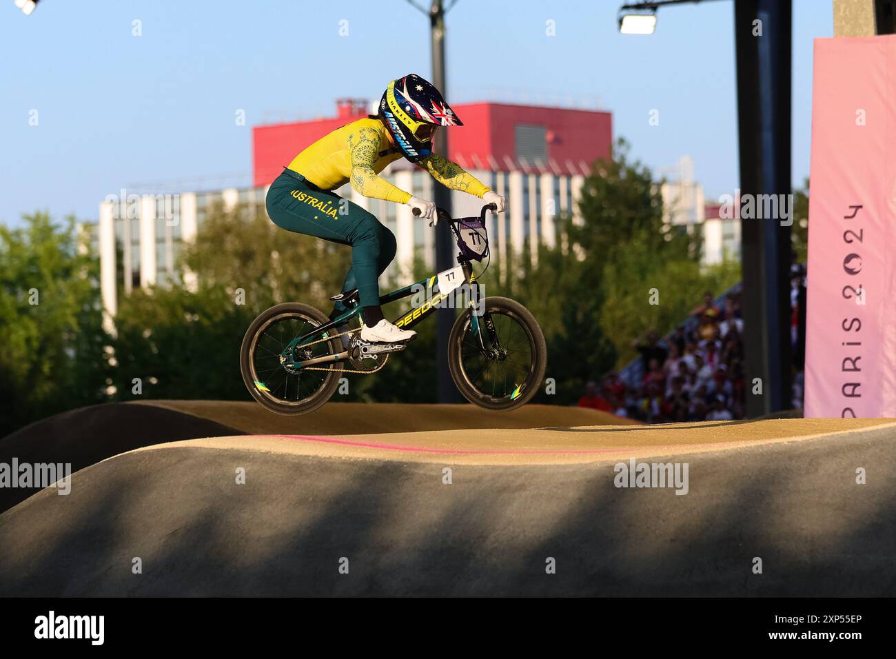 Paris, France, 2 August, 2024. Saya Sakakibara of Australia warms up ...