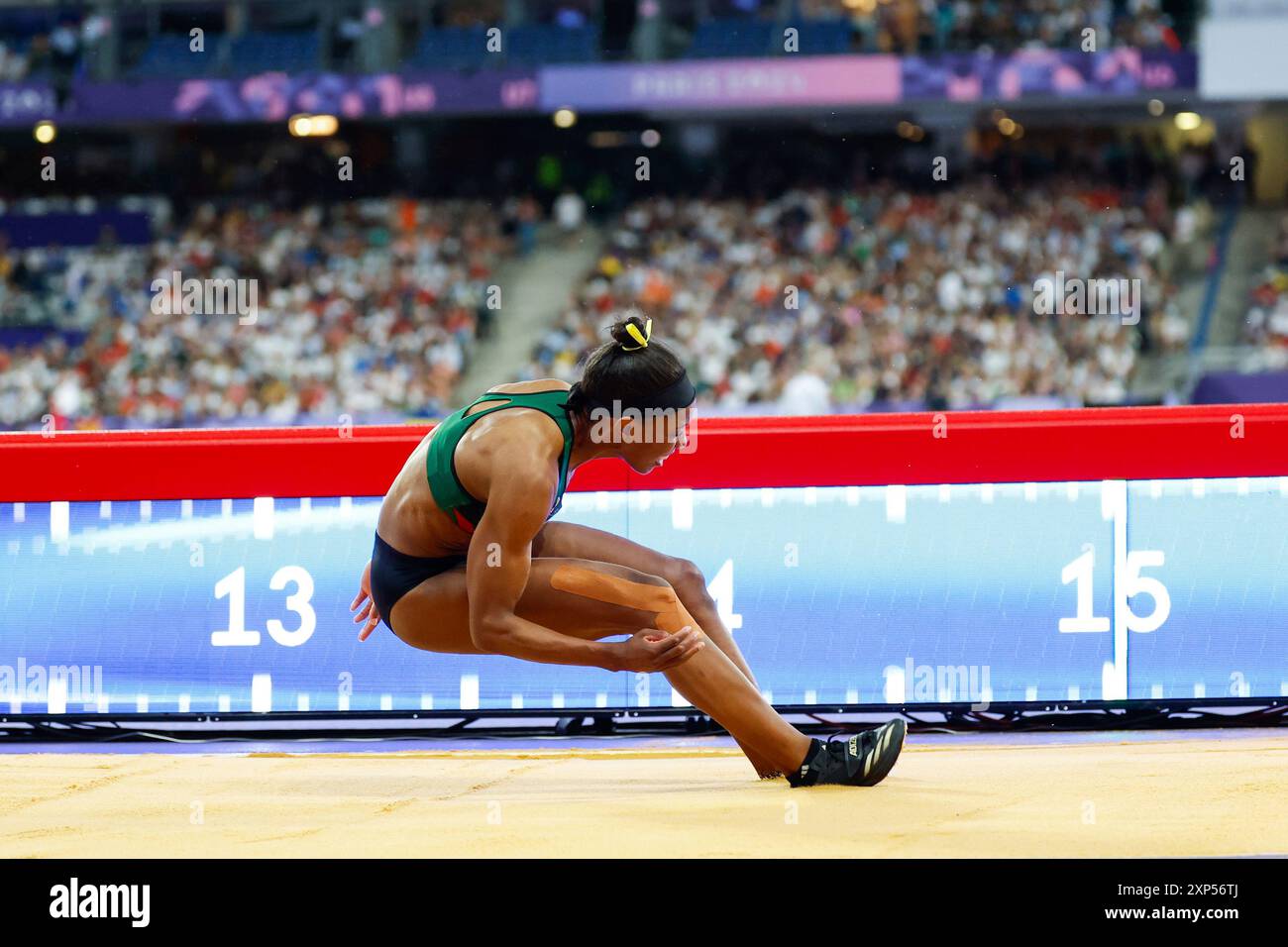 Thea Lafond of Dominica competes during the Women's Triple Jump Final ...