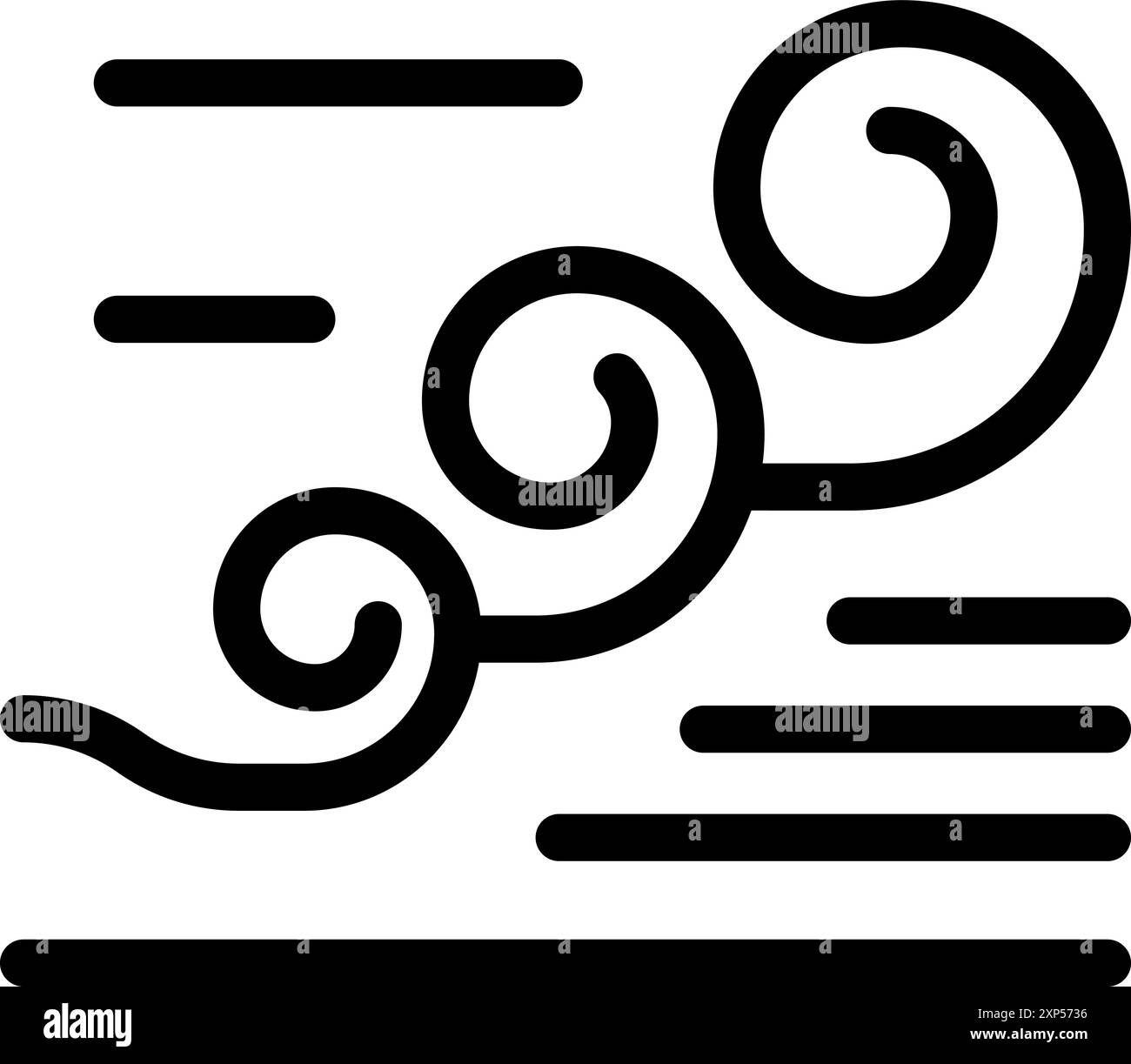 Strong wind blowing from right to left over ground, weather forecast ...