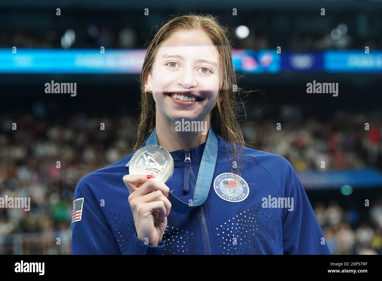 03 August 2024, Olympics, Paris 2024, swimming, women, 200 m medley ...