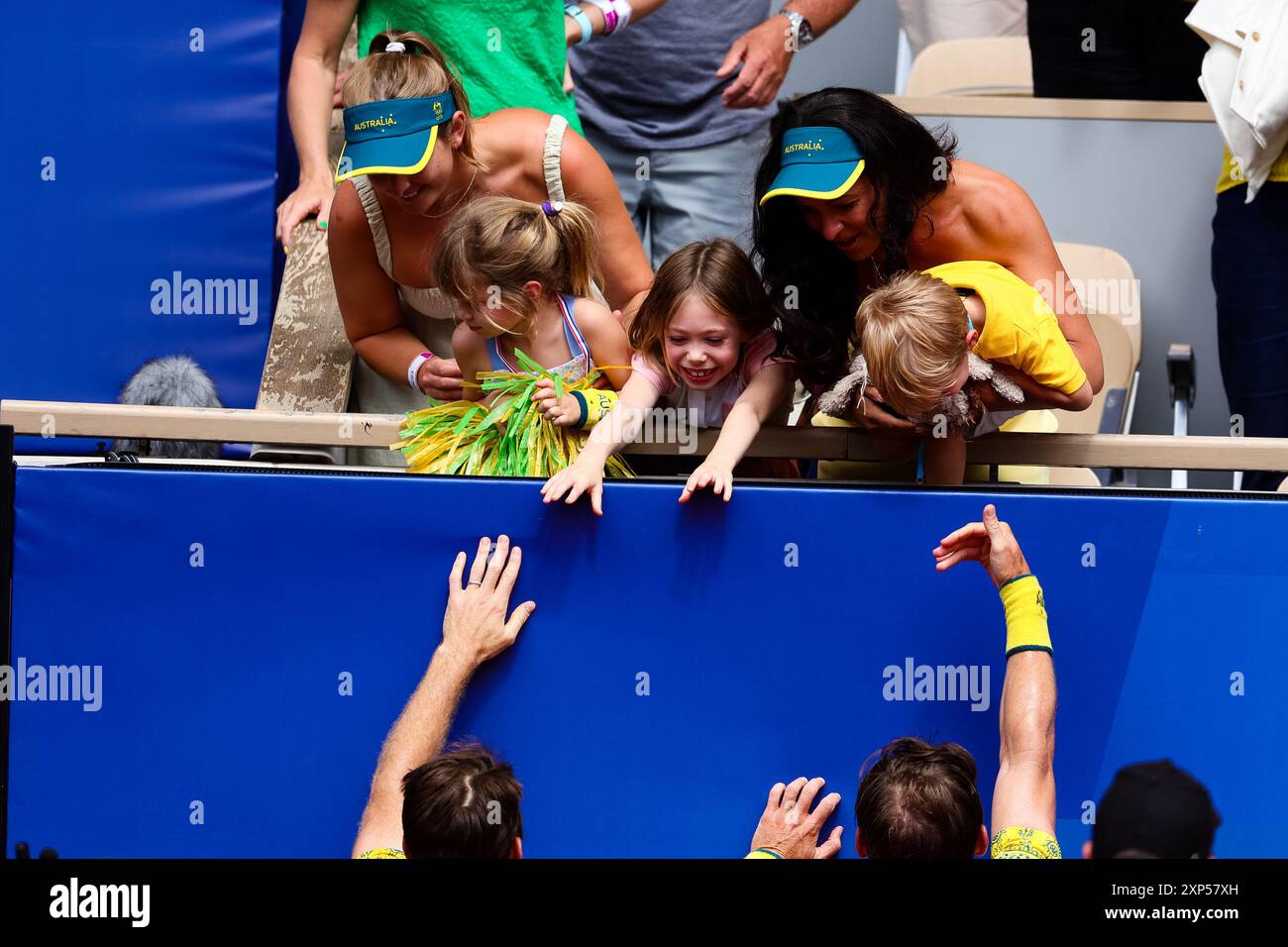 Paris, France, 3 August, 2024. Matthew Eden and John Peers of Australia ...