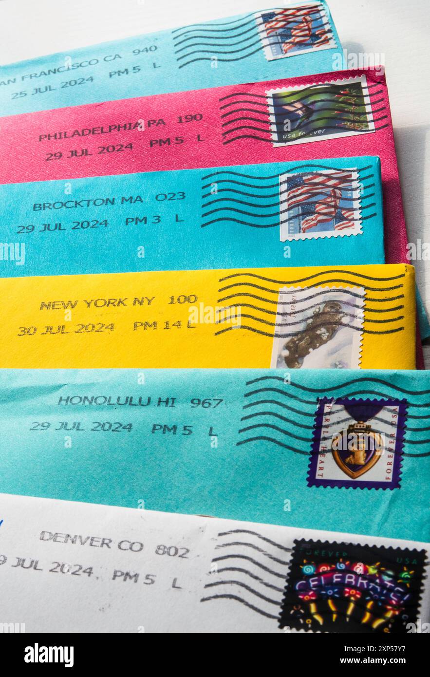 Stamp usa hi hi-res stock photography and images - Alamy