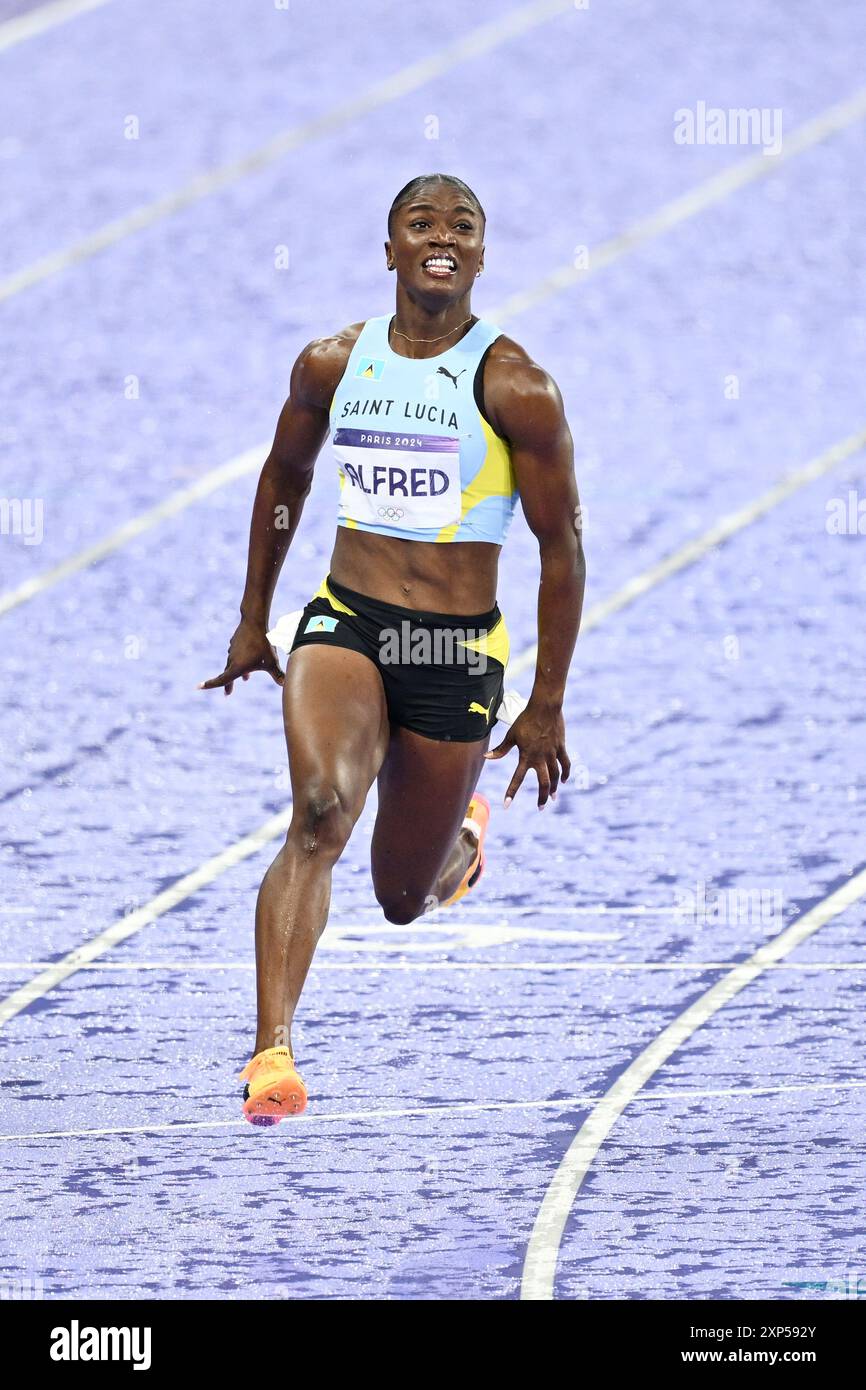 Alfred 100m final paris hi-res stock photography and images - Alamy