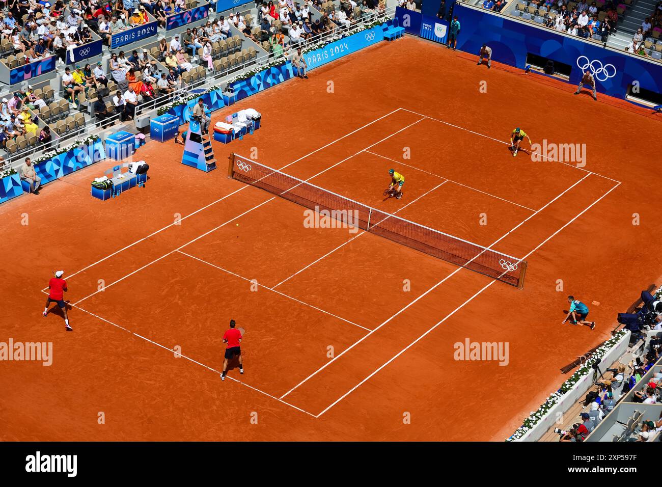 PARIS, FRANCE - AUGUST 03: General view during the Paris 2024 Olympic ...
