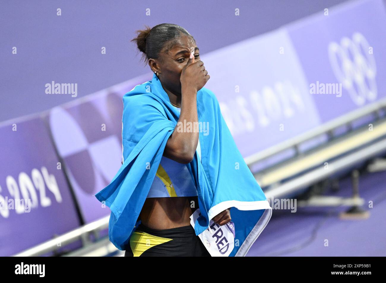 Alfred 100m final paris hi-res stock photography and images - Alamy